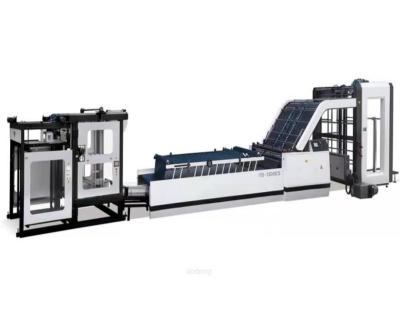 China Second Hand Auto Flute Laminating Machine With Feeding Smoothly for sale