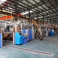China Automatic 3 Ply Corrugated Cardboard Making Machine For Food Wrapping Paper for sale