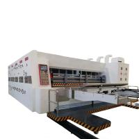 China Cardboard Flexo Printing And Die Cutting Machine Low Noise for sale