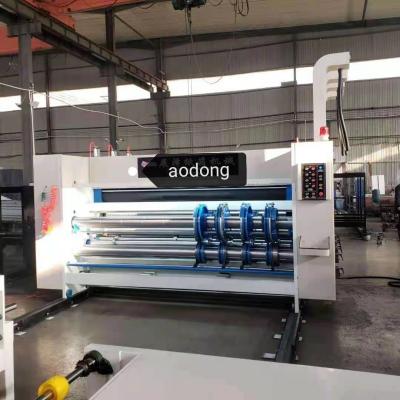 China Pneumatic Locking Cardboard Box Printing Machine , 4 Color Flexo Printing Machine for sale