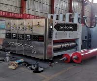 China 4 Color Flexo Printing Slotting Die Cutting Machine 2 Year Warranty for sale