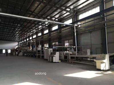 China Used 5 Ply Corrugated Box Making Machine Low Paper Shrinkage for sale