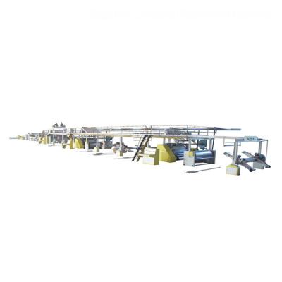China CE Corrugated Cardboard Making Machine , 3 Ply Automatic Corrugated Box Plant for sale