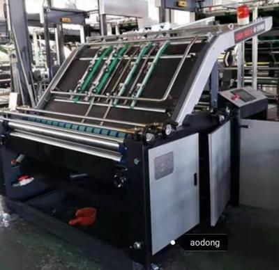 China Semi Auto Flute Laminator , Paperboard Laminating Machine 100pcs/Min Design Speed for sale