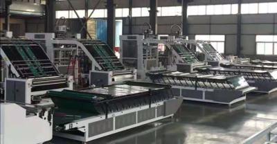 China Box Automatic Flute Laminating Machine 153m/Min With Servo Motor for sale