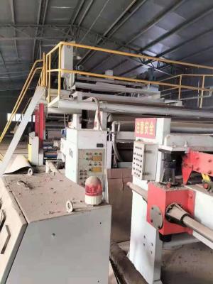 China Single Wall 2200mm 2nd Hand Corrugated Box Making Machine Semiautomatic for sale