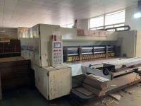 China Used 3000/530mm 2 Color Die Cutting Printer Slotter Machine for sale
