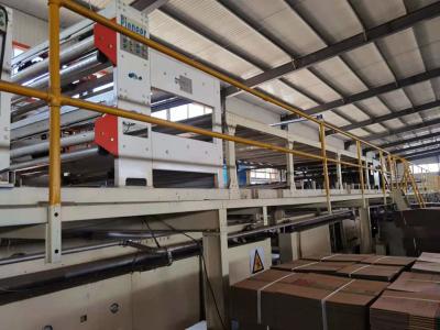 China CE 2200mm 5 Ply Corrugated Cardboard Production Line for sale