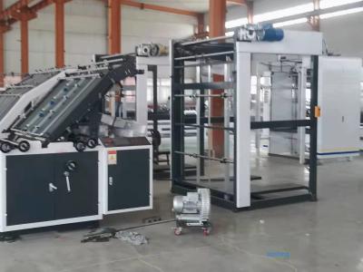 China Electric Driven 7kw Automatic Flute Laminating Machine for sale