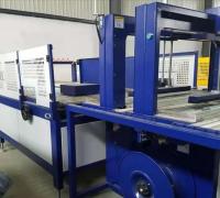 China 10 Inch Siemens Touchscreen Automatic Bundling Machine For Carton Printing Equipment for sale