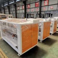 China Two Layer Single Sided 220v Corrugated Paperboard Production Line for sale
