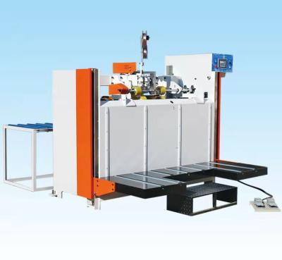 China Double Servo 7.5kw Single / Double 220V Nail Box Machine Semi Automatic for sale