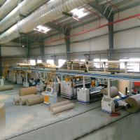 China E Flute Single Facer Machine , Corrugated Box Making Equipment for sale