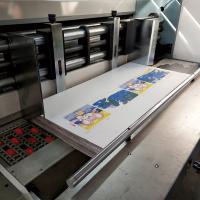 China corrugated carton box lead adge feeding die cutter slotter printing machine for sale
