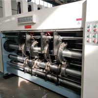 China 4 Color 380v Paperboard Printing Machine With Slotter And Die Cutter for sale
