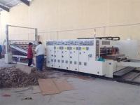 China Carton Box Making PLC Corrugated Flexo Printing Machine Four Colors for sale