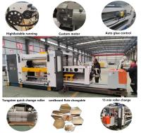China Automatic carton Single Facer Machine  1 Year Warranty for sale