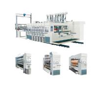 China Pizza Corrugated Carton Box Making Machine Flexo Printing Slotting for sale