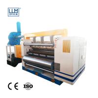 China 1800mm Automatic Chain Feeding Flexo Printing Slotting Machine for sale