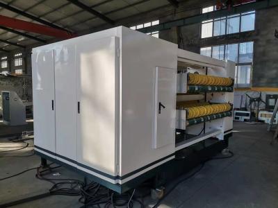 China Double Layer Helical Knife Corrugated Cardboard Production Line Nc Cut Off for sale
