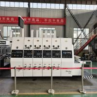China Corrugated Custom Printing Rotary Die Cutting Machine Four Color Carton Ce Certificate for sale