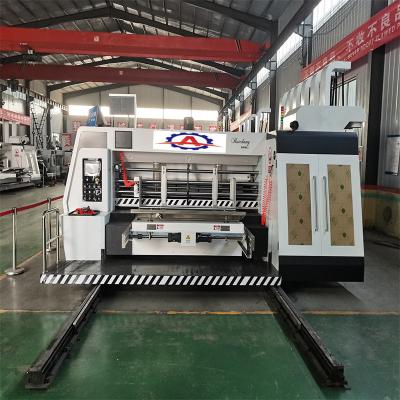 China Custom Four Color 1600mm Corrugated Box Printing Machine Carton for sale