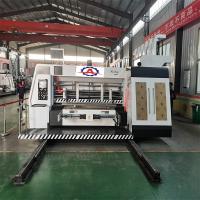 China Custom Four Color 1600mm Corrugated Box Printing Machine Carton for sale