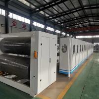 China Easy Operate 380V Double Facer Machine Of 3 Ply Corrugated Cardboard Working Line for sale