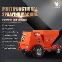 China 12L/Min High Flow Wall Coat Paint Spray Machine Fire Retardant Mortar Sprayer Machine for sale