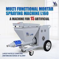 China Industrial Cement Spray Plaster Machine 40Bar High Pressure With Vibrating Screen for sale