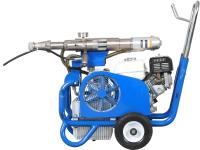 China Hydraulic Paint Spraying Machine High Pressure Polyurethane Epoxy Spray Equipment 60L for sale