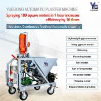 China 380V 50HZ Wall Cement Plaster Machine Fully Automatic Gypsum Spraying Machine for sale