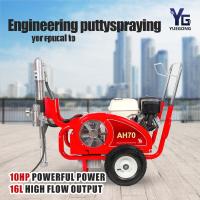 China Industrial Airless Putty Spray Machine Electric Hydraulic Piston Pump Sprayer 380V for sale