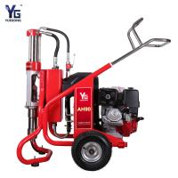 China Gasoline Electric Dual Water Based Waterproof Coating Spray Putty Machine 285 BAR for sale