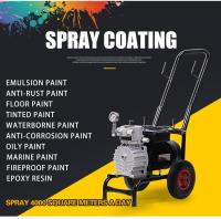China Anti Corrosive Fireproof Airless Paint Spray Machine High Pressure Paint Coating Sprayer for sale