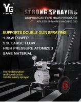 China 220vac Small Airless Spray Gun Paint Machine High Pressure Wall Coating Spray Machine for sale
