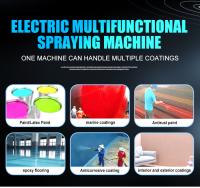 China Industrial High Pressure Stucco Airless Paint Spray Machine With Rotary Spray Nozzle for sale