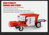 China 380v Concrete Cement Mortar Spray Machine With Mixer Fireproof Roof Wall Ceiling Electric Wet Mortar Spray Machine for sale
