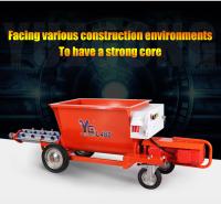 China 380v Concrete Cement Mortar Spray Machine With Mixer Fireproof Roof Wall Ceiling Electric Wet Mortar Spray Machine for sale
