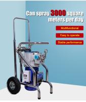 China G36 Professional Epoxy Coating Stucco 9L Spraying Machine Airless Diaphragm Pump Four Spray Gun Blue Color Paint Machine for sale
