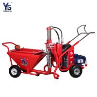 China Hydraulic Gasoline Cement Mortar Spray Machine 14HP Fireproofing Spray Machine for sale
