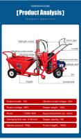 China Hydraulic Cement Mortar Spray Machine 380v 7.5kw Fire Retardant Coating Spray Machine for sale