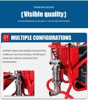 China Diesel Gas Cement Mortar Spray Machine 380V 50L/Min Electric Heavy Duty Paint Sprayer for sale