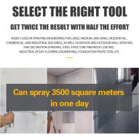 China 2.8L/Min Large Flow Airless Paint Spray Machine 2200W Electric Wall Paint Sprayer for sale