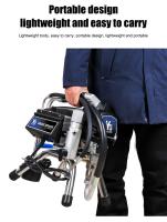China 2.8L/Min Large Flow Airless Paint Spray Machine 2200W Electric Wall Paint Sprayer for sale