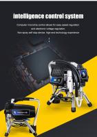China 2.8L/Min Large Flow Airless Paint Spray Machine 2200W Electric Wall Paint Sprayer for sale