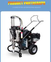 China Gas Electric Diesel Polyurethane Sprayer Machine Hydraulic Epoxy Coating Spray Machine for sale