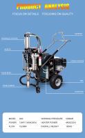 China Gas Electric Diesel Polyurethane Sprayer Machine Hydraulic Epoxy Coating Spray Machine for sale