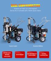China Gas Electric Diesel Polyurethane Sprayer Machine Hydraulic Epoxy Coating Spray Machine for sale