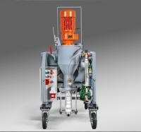 China Dry Mixed Cement Mortar Putty Gypsum Plaster Spray Machine Automatic 3.5kW for sale